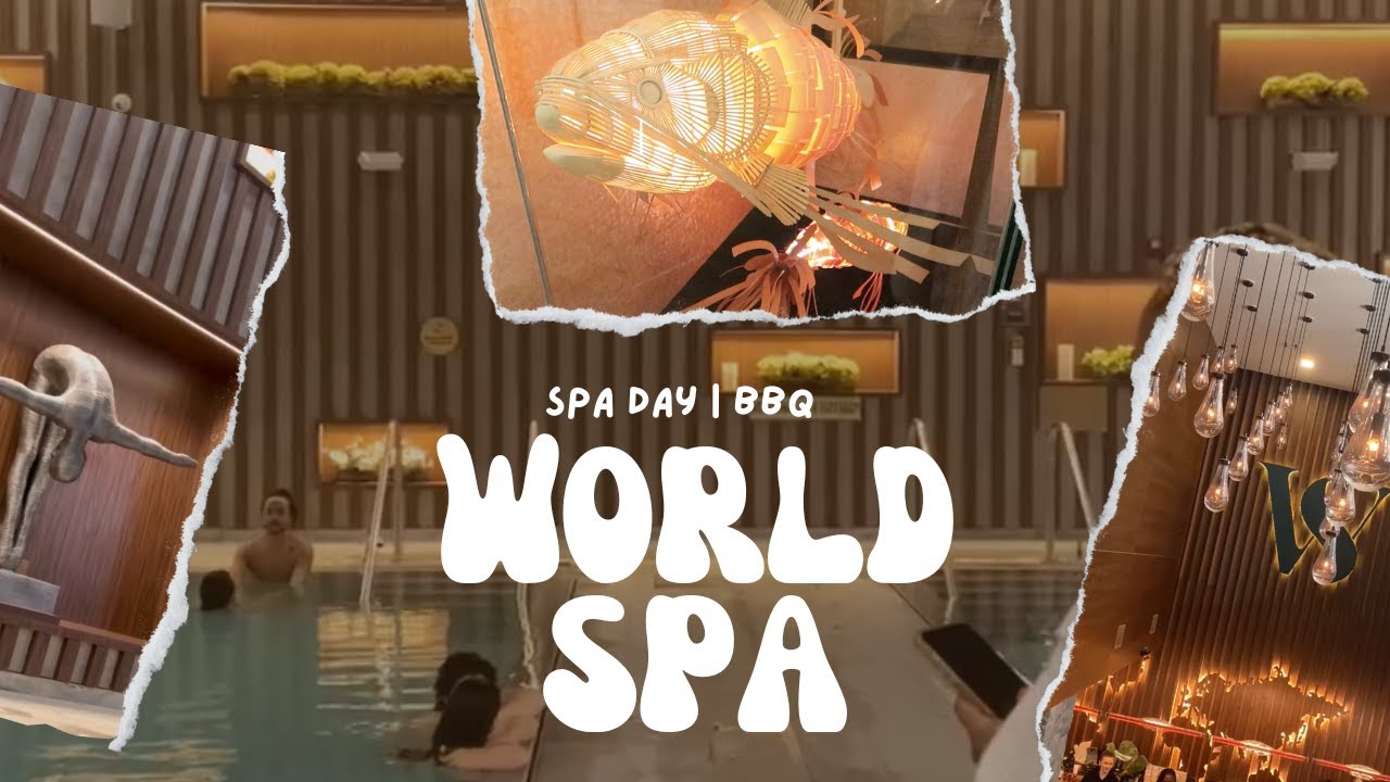 Celebrating Mommy’s birthday | world spa | BBQ | - YouTube