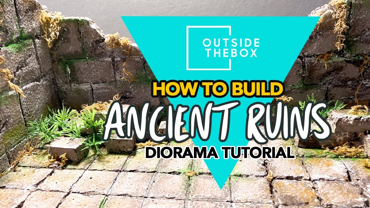 Tutorial: Easy Way to Build an Ancient Ruins Diorama - YouTube