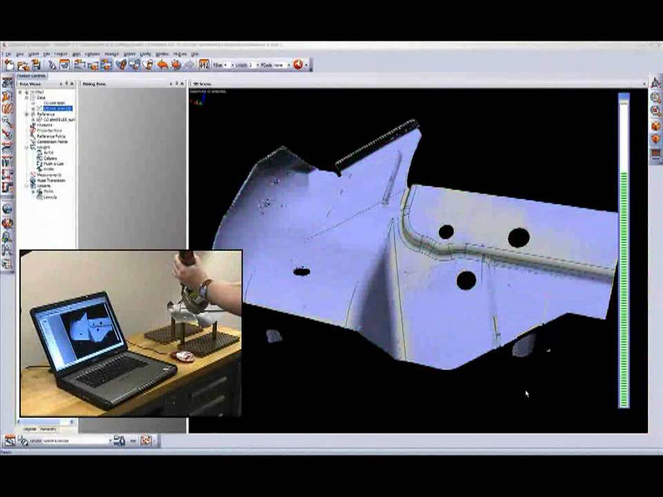 Scanning In Polyworks Inspector - YouTube