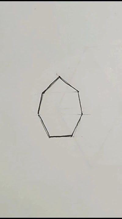 How to draw a heptagon #drawing #viral #ytshort #shorts - YouTube