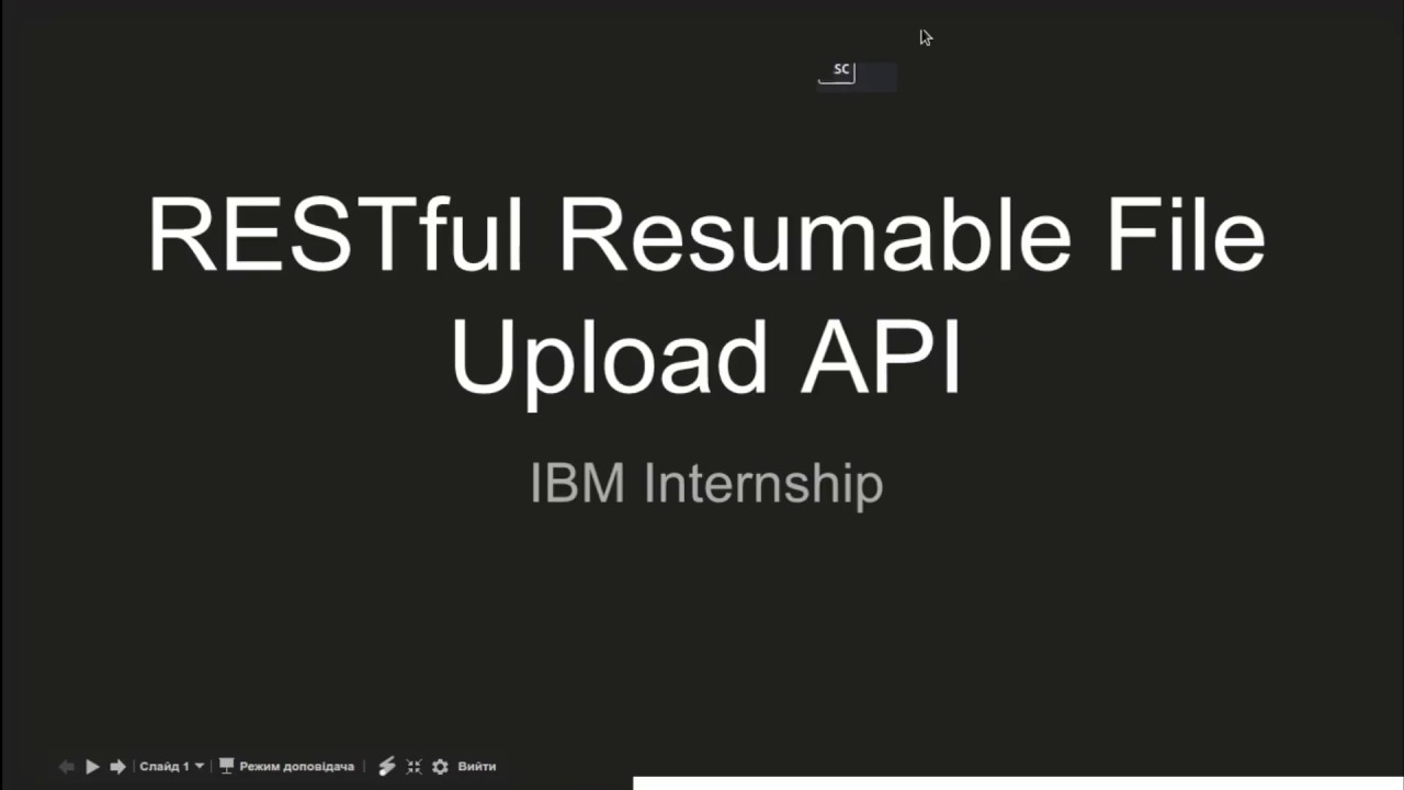 RESTful Resumable File Upload API - YouTube