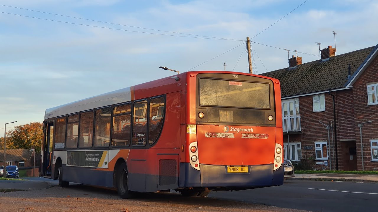 Stagecoach Yorkshire MAN 18.240 Alexander Dennis Enviro 300 22563 YN08 ...