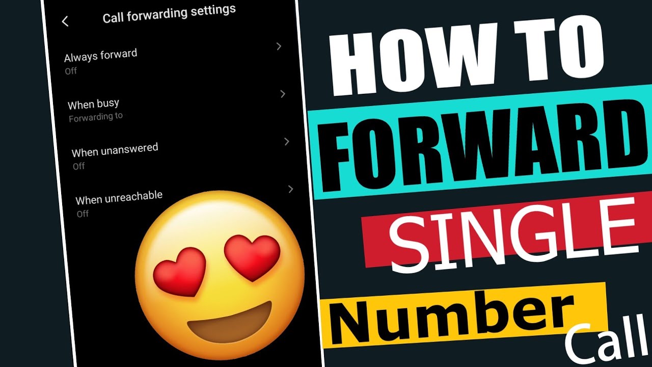 How To Forward Singal Number Call To Another Number 100 Working YouTube how-to-forward-singal-number-call-to-another-number-100-working-youtube