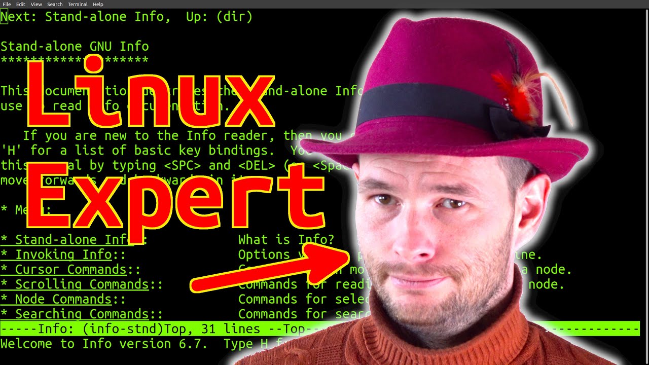 Linux Experts Read 'info' Pages (NOT 'man' pages) - YouTube