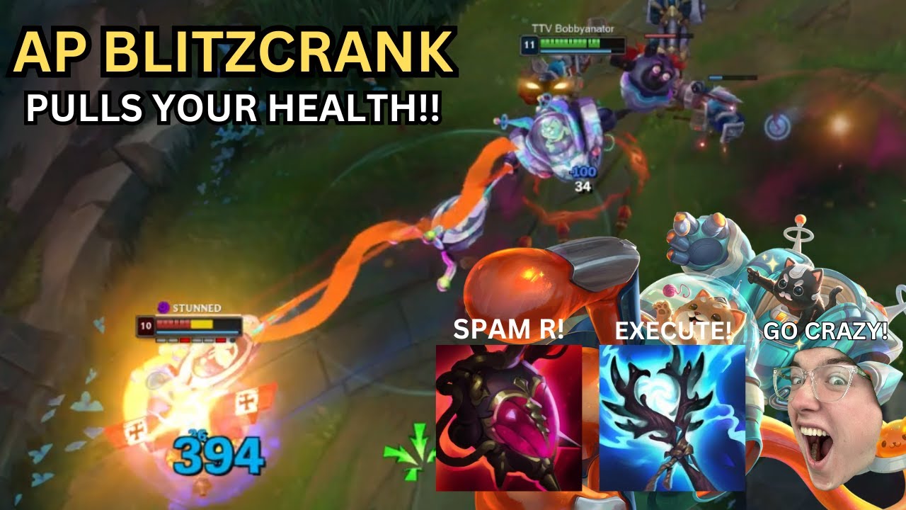 WHY IS THERE SO MUCH DAMAGE WITH AP BLITZCRANK?!! A-Z Top Lane ...