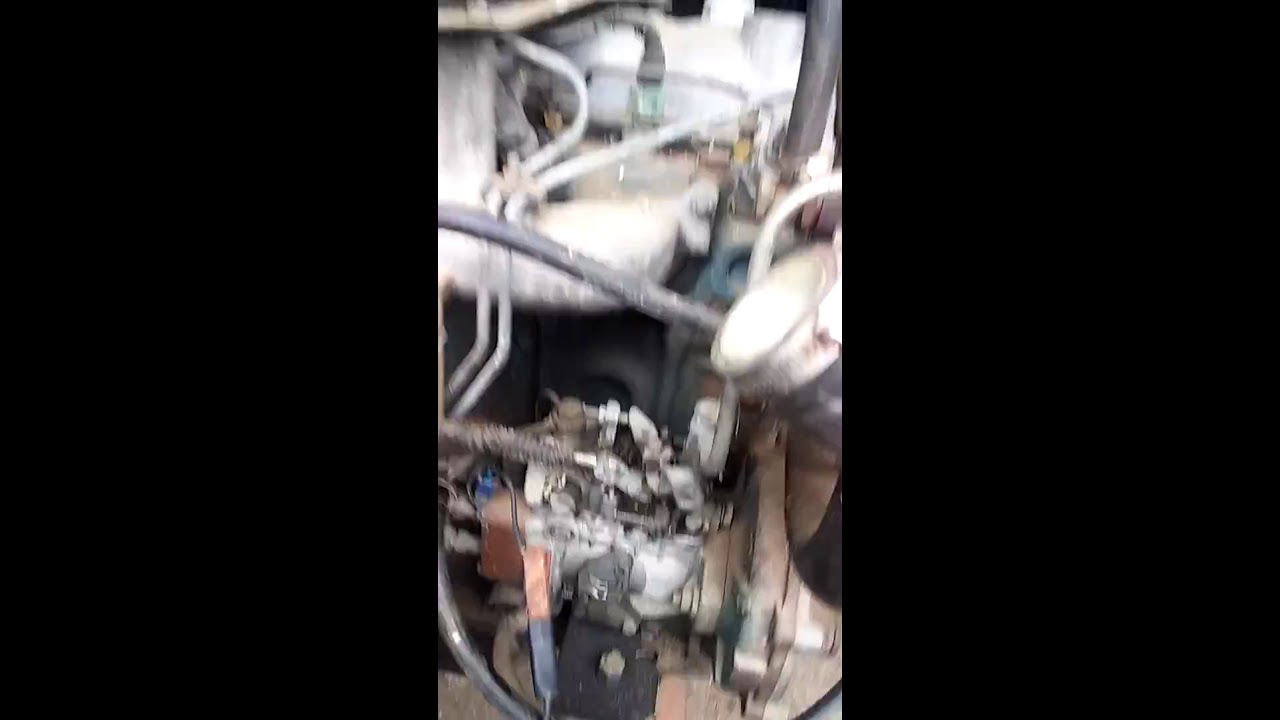 Toyota 2J 2.5 Liter Diesel Cold Start - YouTube