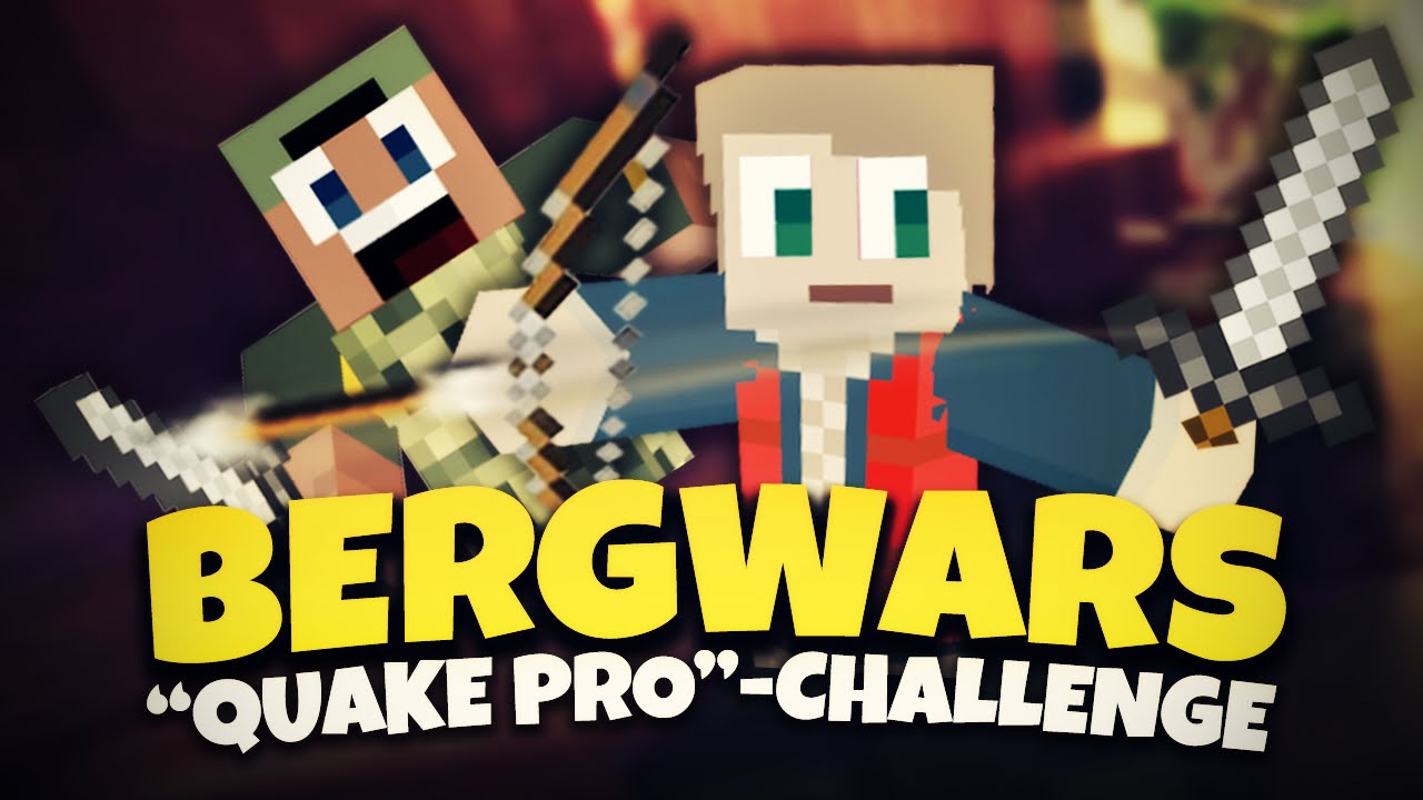 DIE "QUAKE PRO"-CHALLENGE ★ Minecraft: BEDWARS | Herr Bergmann - YouTube