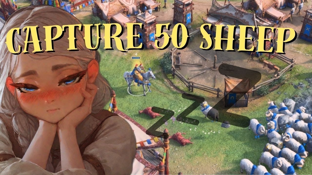 AOE4 how to do capture 50 sheep Challenge (bug solution) 23/Oct - 30 ...