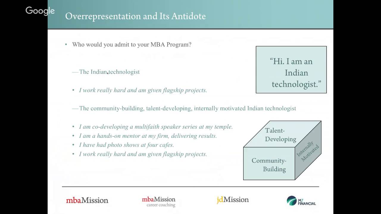 The Successful Over-Represented Applicant - YouTube