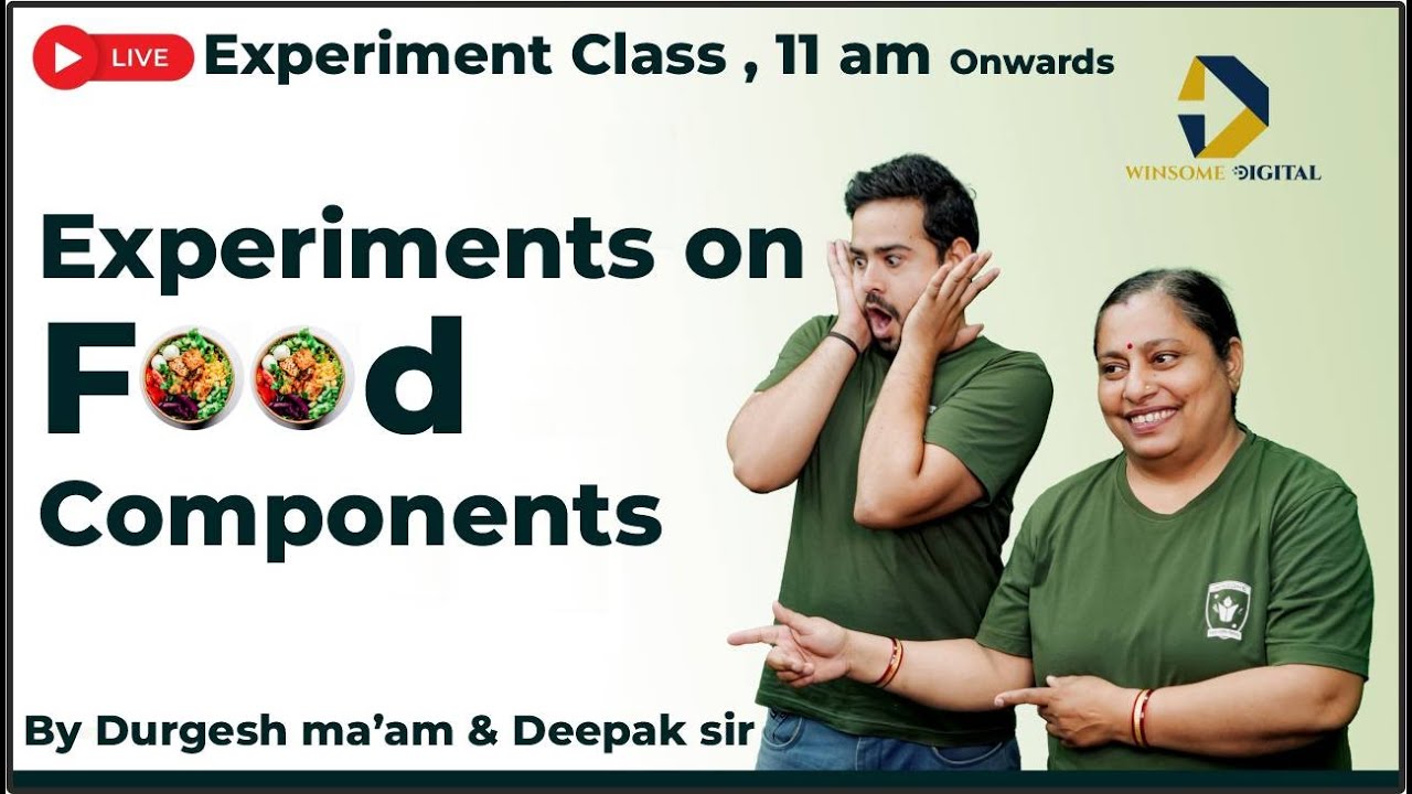 Experiments on Food Components | Amazing Science Experiments With ...