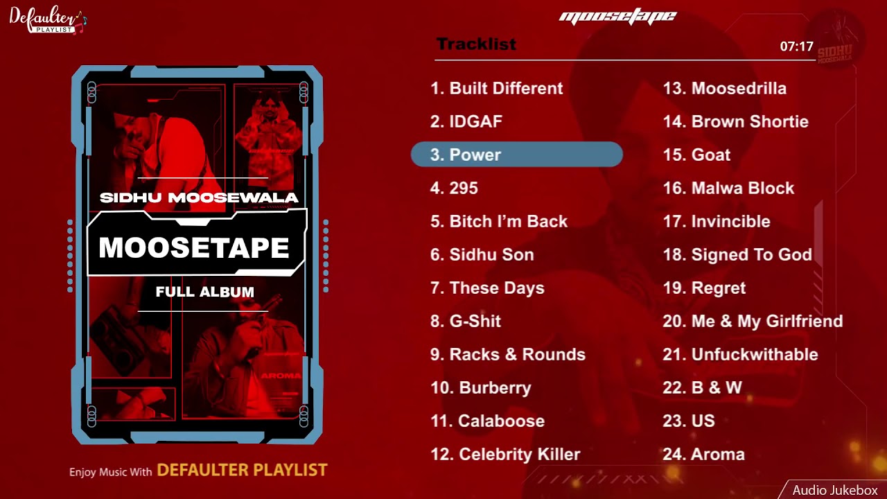Moosetape full album | Sidhumoosewala new songs | moosetape all songs ...