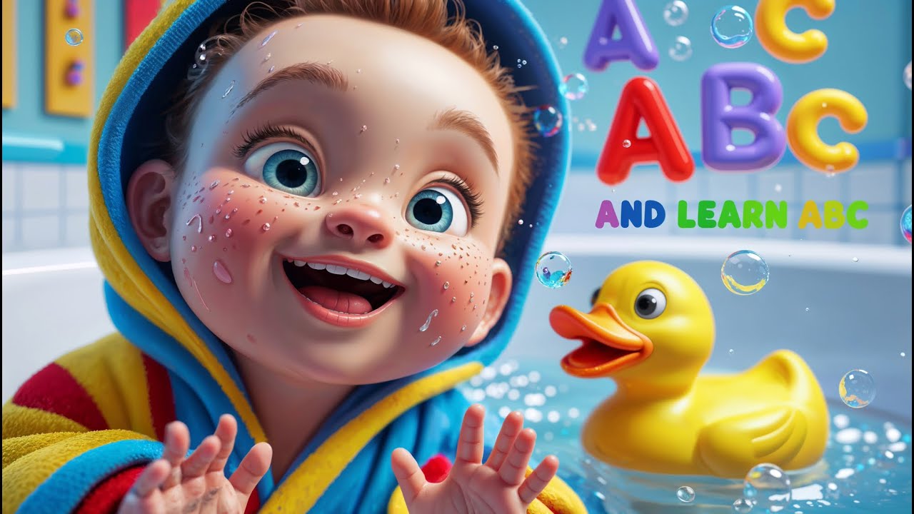 Wash Hands and Learn ABC | ABC Learning Rhymes | LU LU -Nursery Rhymes and Kids Songs - YouTube