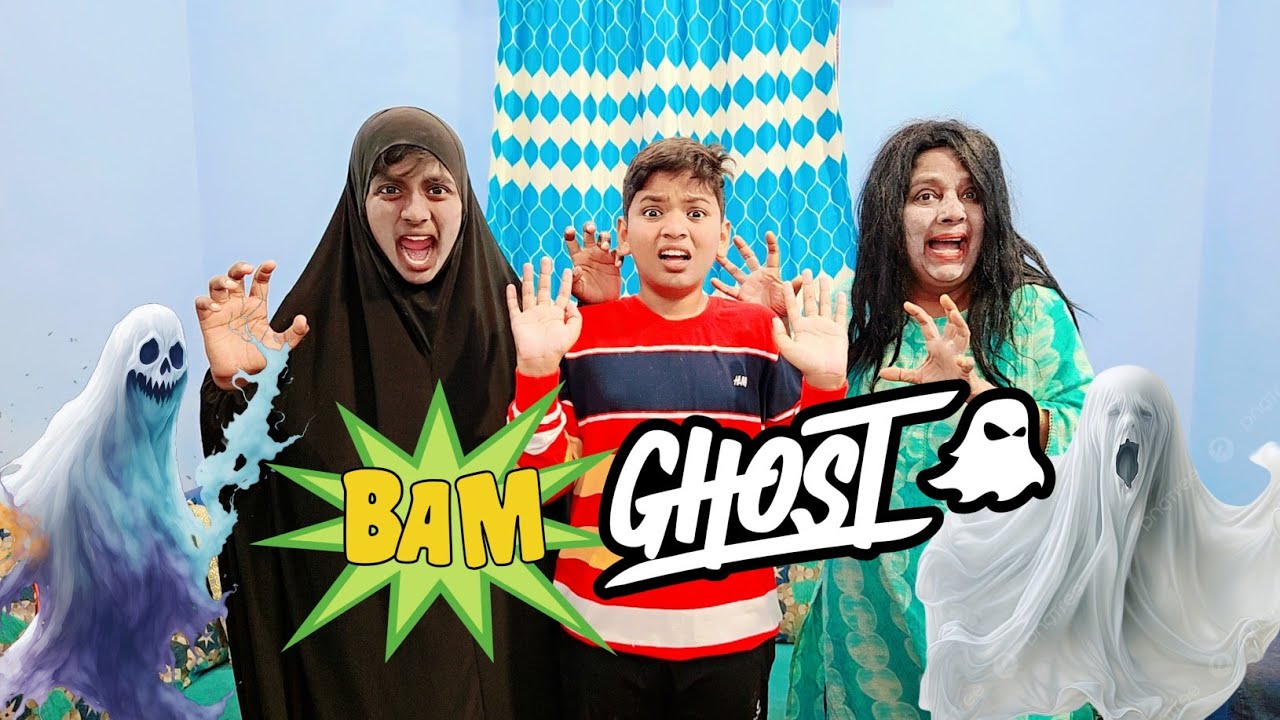 Bam ghost 👻 | comedy video | funny video | Monika miniature cooking ...