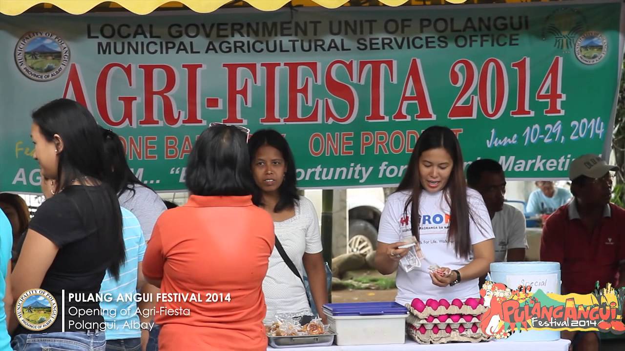 PULANG ANGUI FESTIVAL 2014: Opening Agri-Fiesta - YouTube