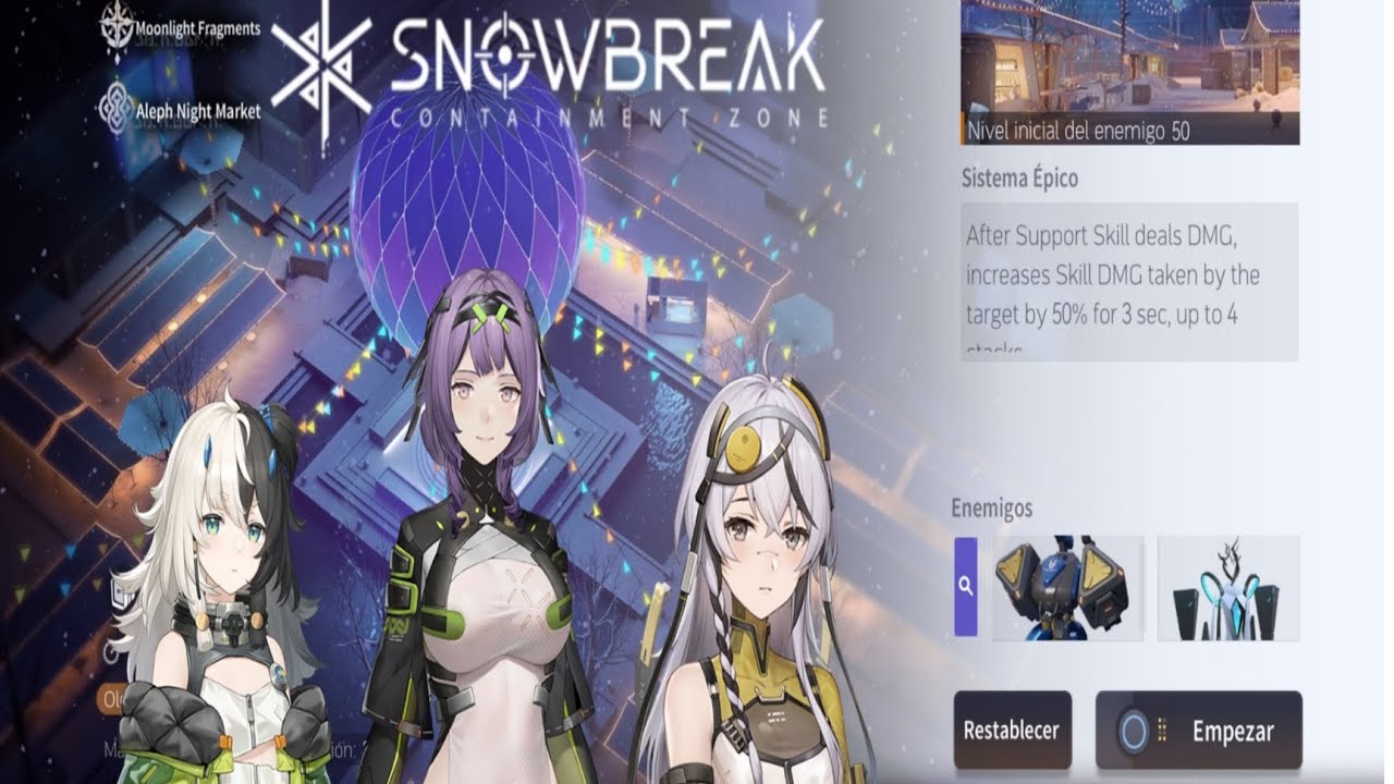 Snowbreak Containment Zone: Infinite Darkness (Stages 24) Eatchel ...
