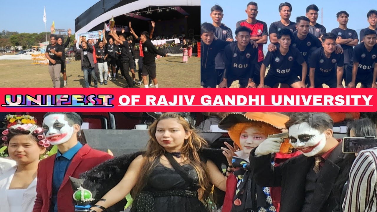 UNIFEST🥰 Celebration of Rajiv Gandhi University doimukh rono hills ...