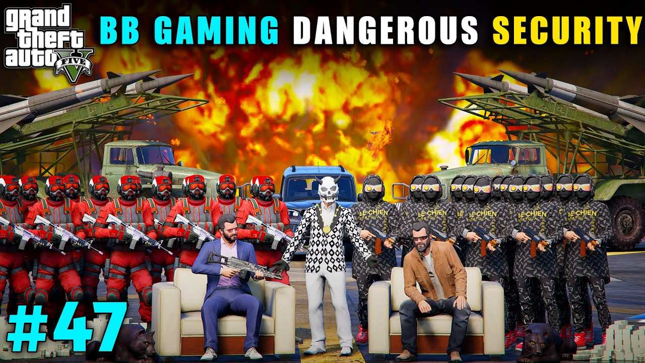 BB GAMING DANGEROUS HIGH-TECH SECURITY FOR MICHAEL | GTA V GAMEPLAY #47 ...