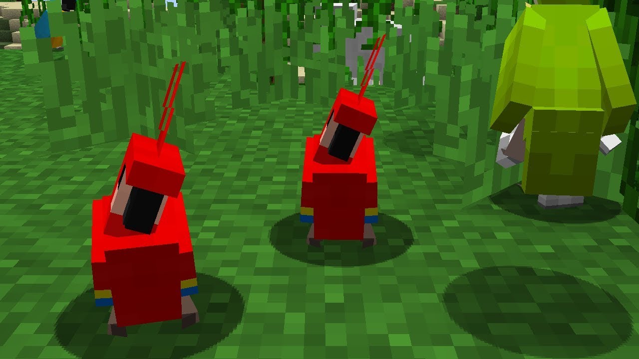 นกแก้วเต้นหรรษา! - Minecraft รีวิว Party Parrots Mod - YouTube