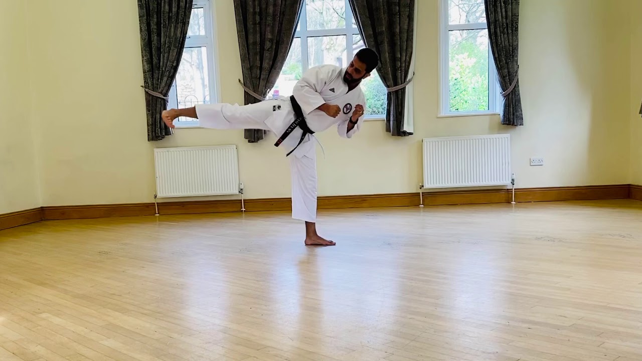 Covid-19 training from home - back heel kick - YouTube