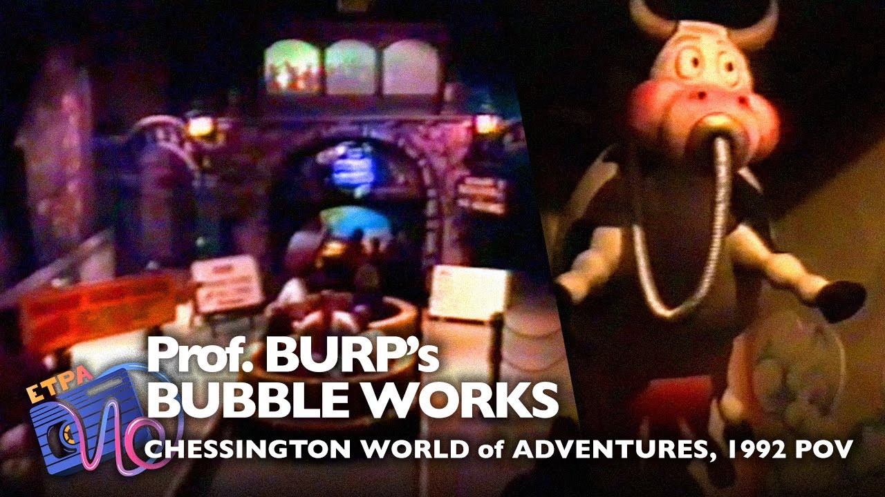 Prof Burp’s Bubble Works, Chessington – 1992 On-Ride POV - YouTube