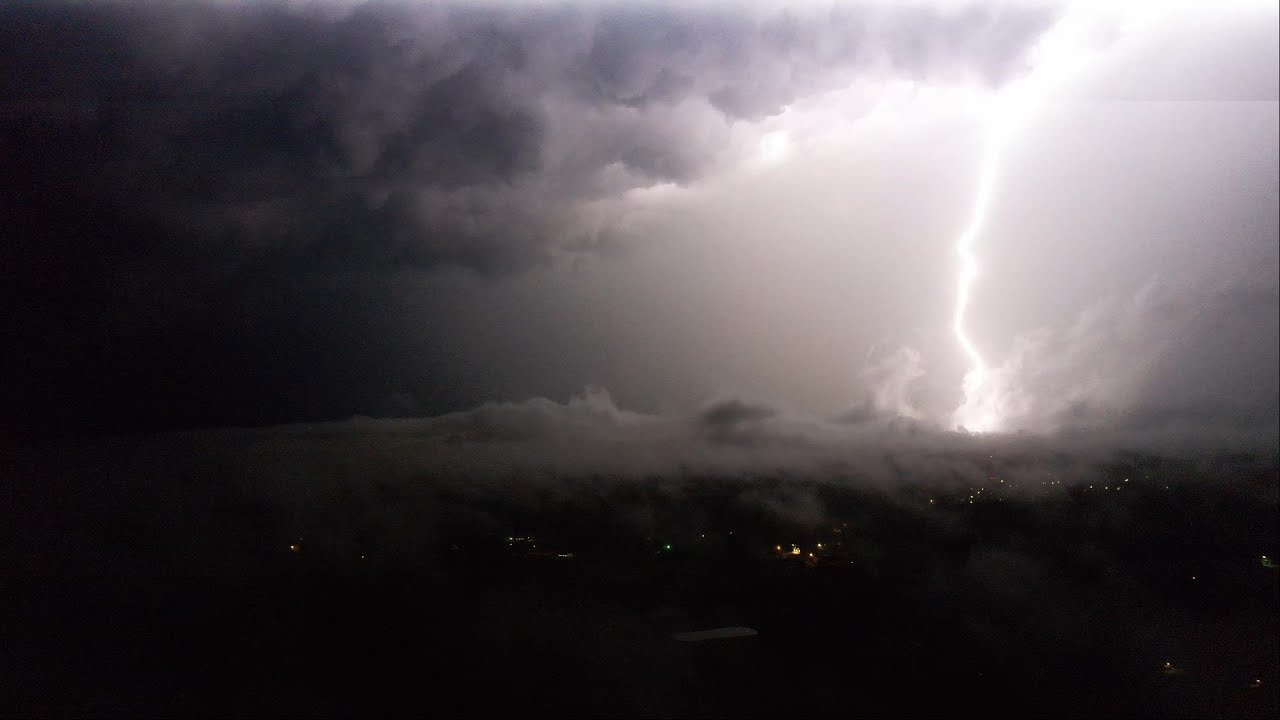 Freak Lightning Storm Caught on tape! - YouTube