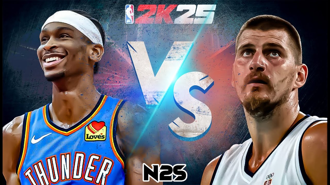 4K SGA vs JOKIC - THUNDER vs NUGGETS - NBA 2K25 - YouTube