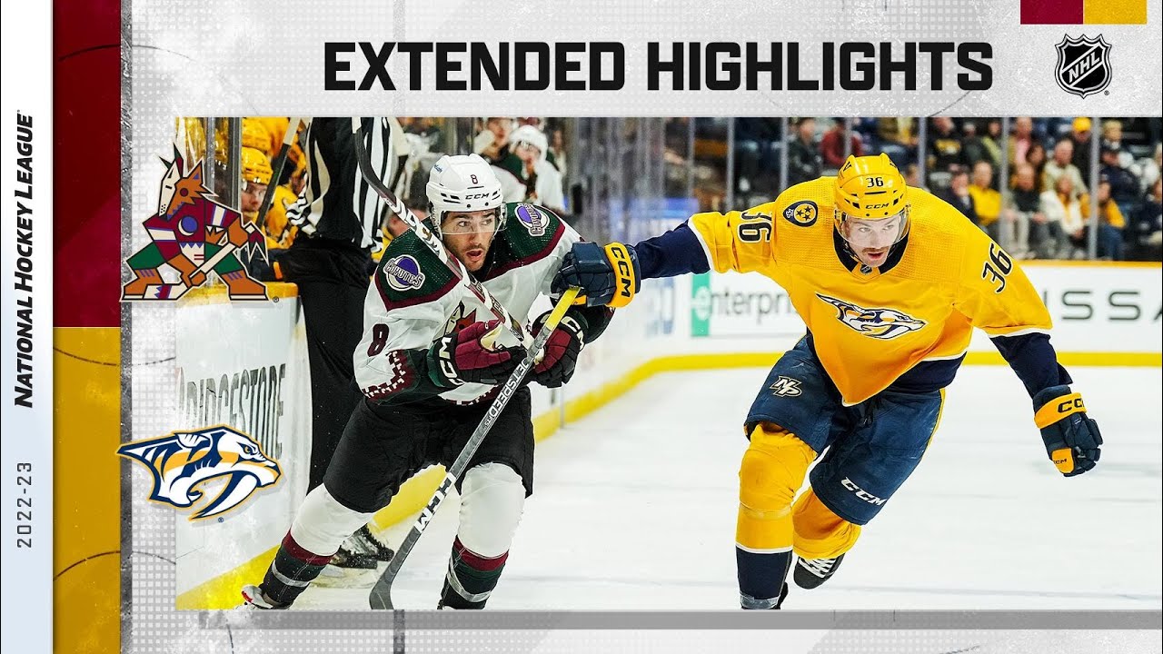 Arizona Coyotes vs. Nashville Predators Nov 21, 2022 HIGHLIGHTS - YouTube