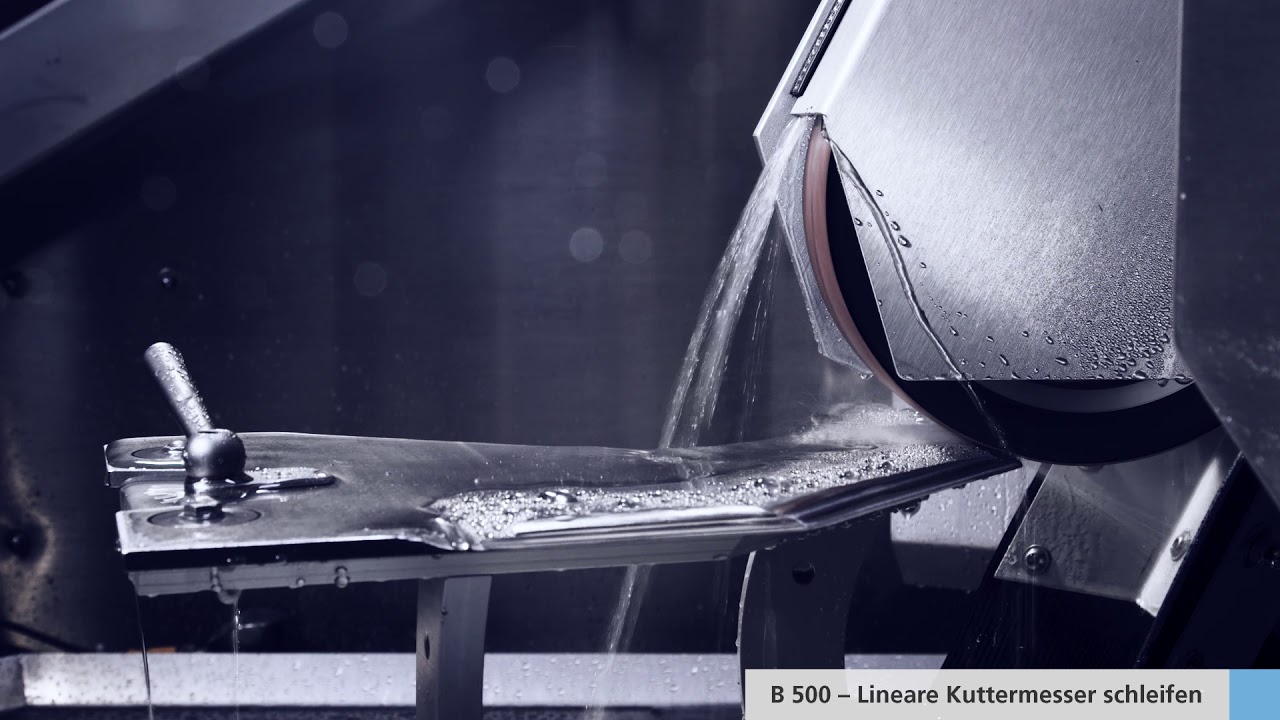 B 500 – Lineare Kuttermesser schleifen - YouTube