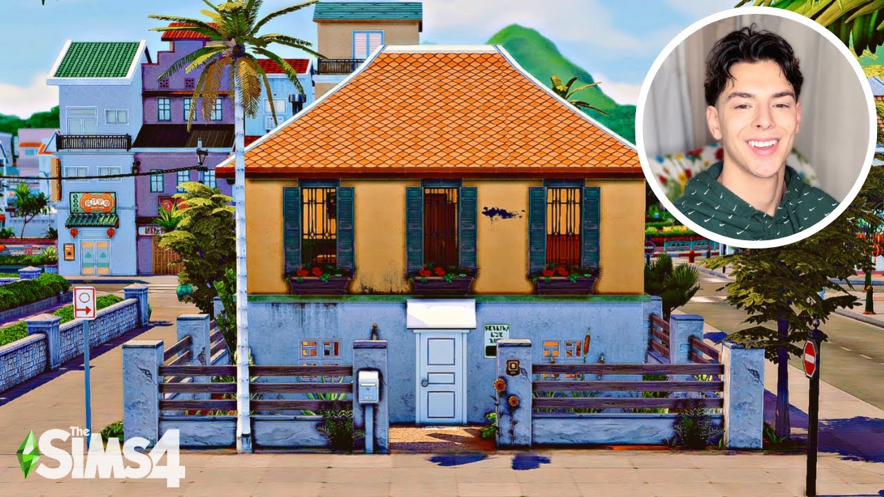 Tomarang Town Center Starter House: The Sims 4 Speed Build - YouTube