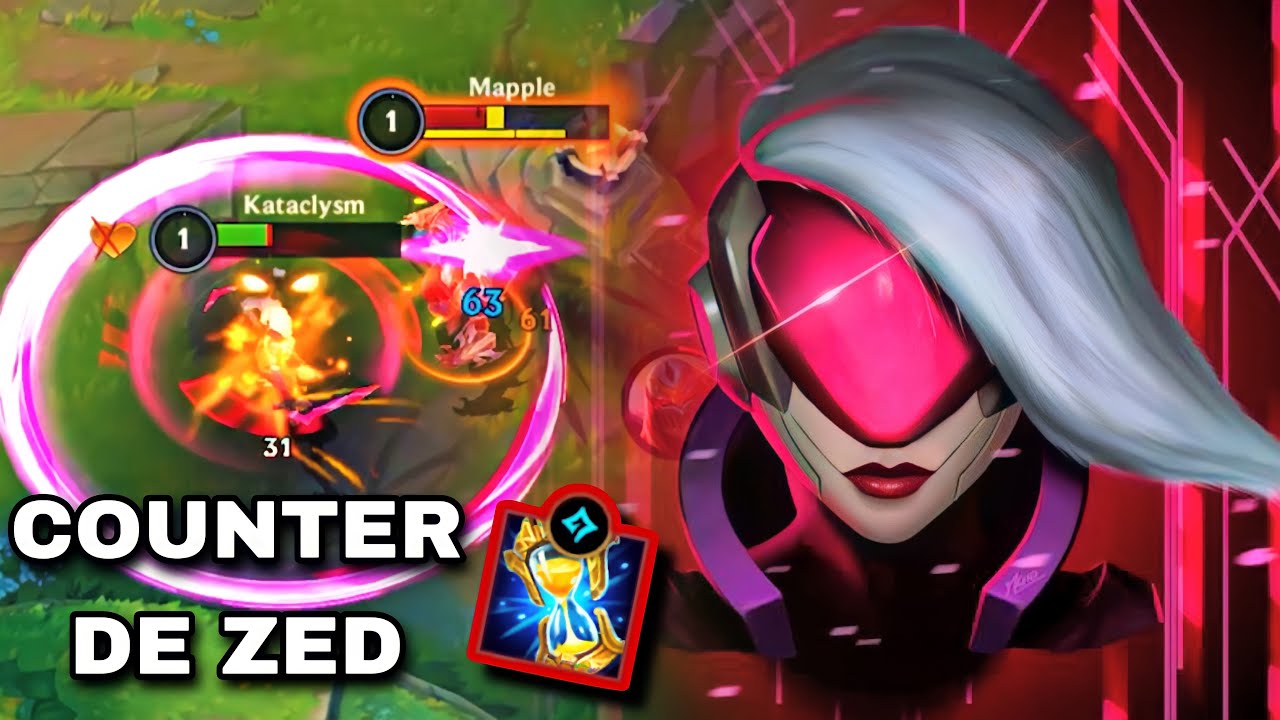 KATARINA VS ZED MID ¿COMO HACER COUNTER A ZED? WILD RIFT (Build & Runas ...