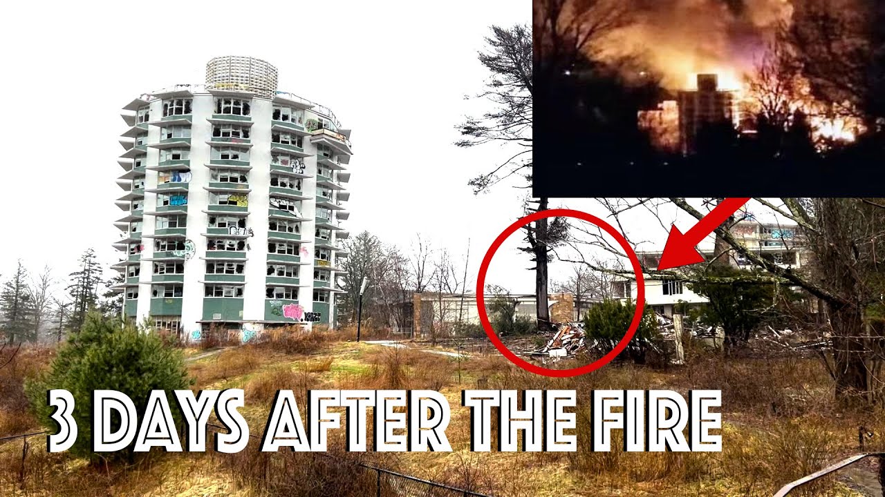 Exploring Abandoned Nevele Grand Hotel 3 Days After the Fire. - YouTube