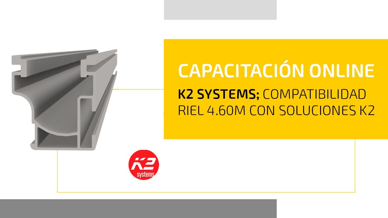 K2 Systems - Compatibilidad riel 4.60m con soluciones K2 - YouTube