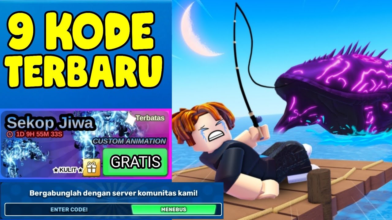 SEKOP JIWA GRATIS! 9 KODE REDEEM FISH IT TERBARU | KODE REDEEM FISH IT ...
