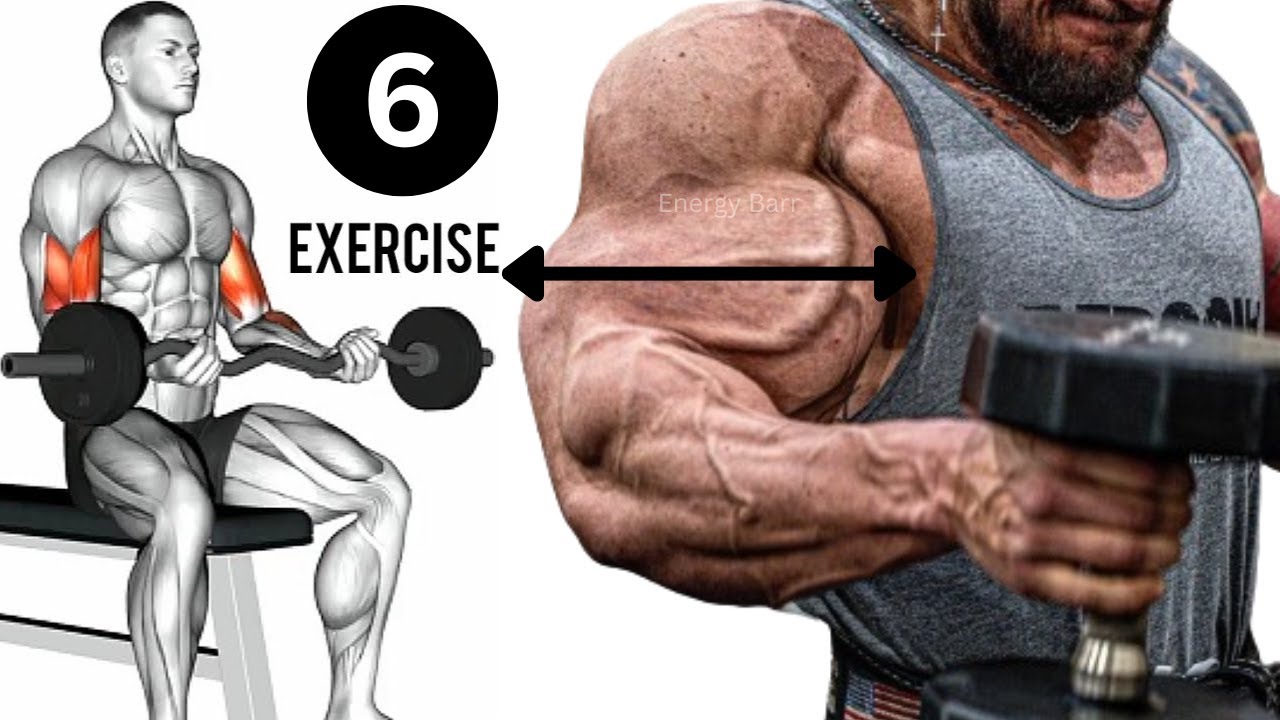 6 Exercises That Make Biceps Grow Fast Bigger Biceps Workout - YouTube