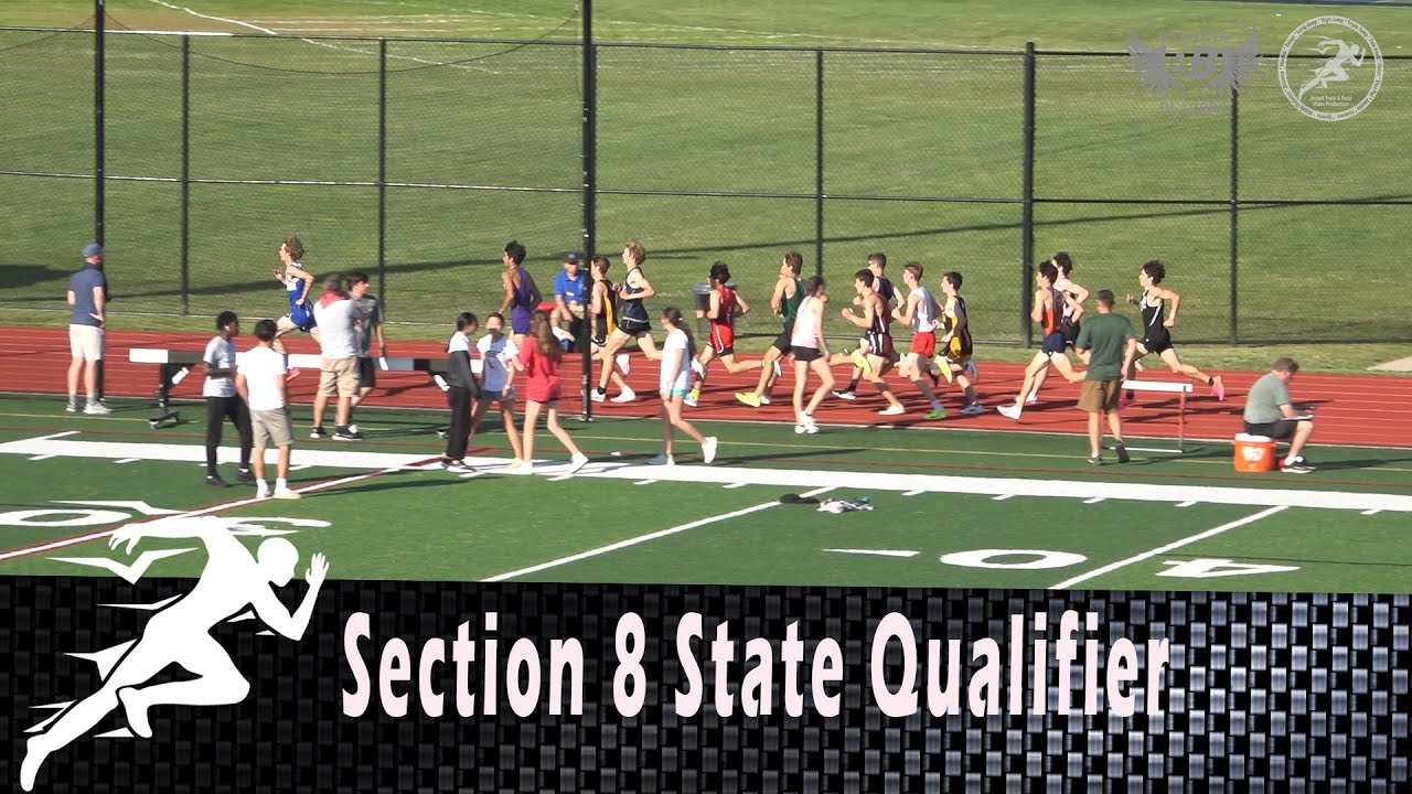 Boys 1600m Run Divisions 1 & 2 @ Sec. 8 State Qualifier Day 2 High ...