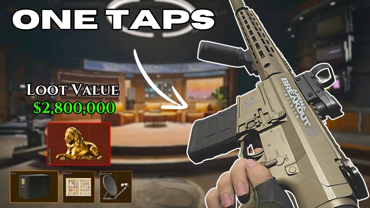 TAPPING HEADS with M110 In TV STATION | Arena Breakout Infinite - YouTube