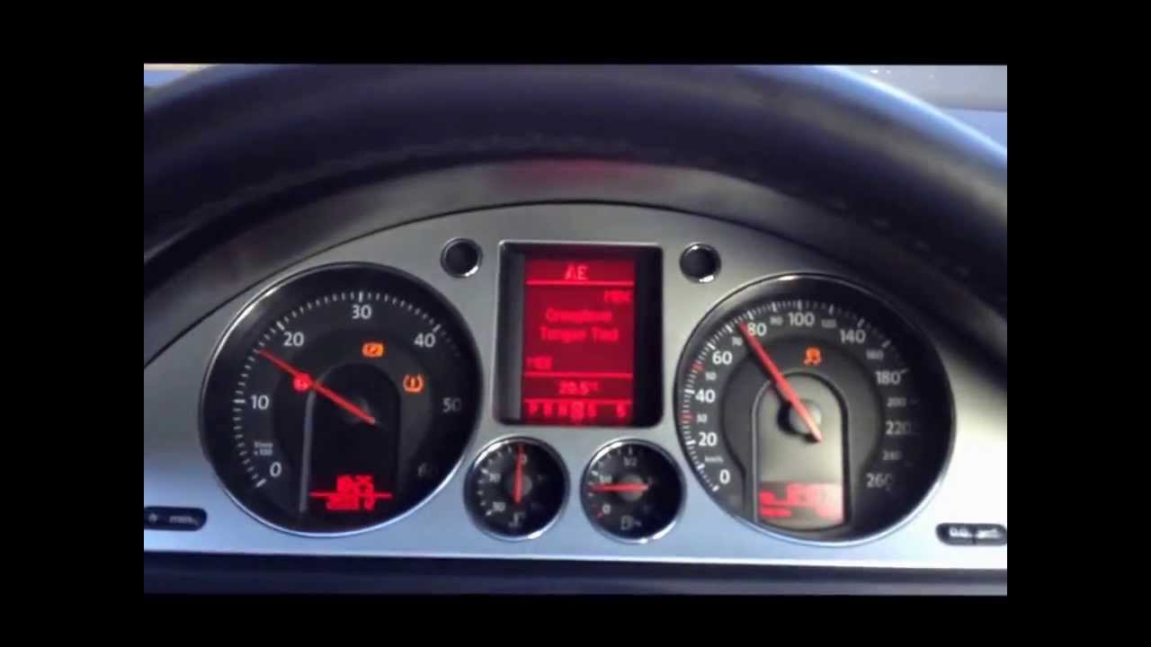 B6 Passat TDI electrical problem - YouTube