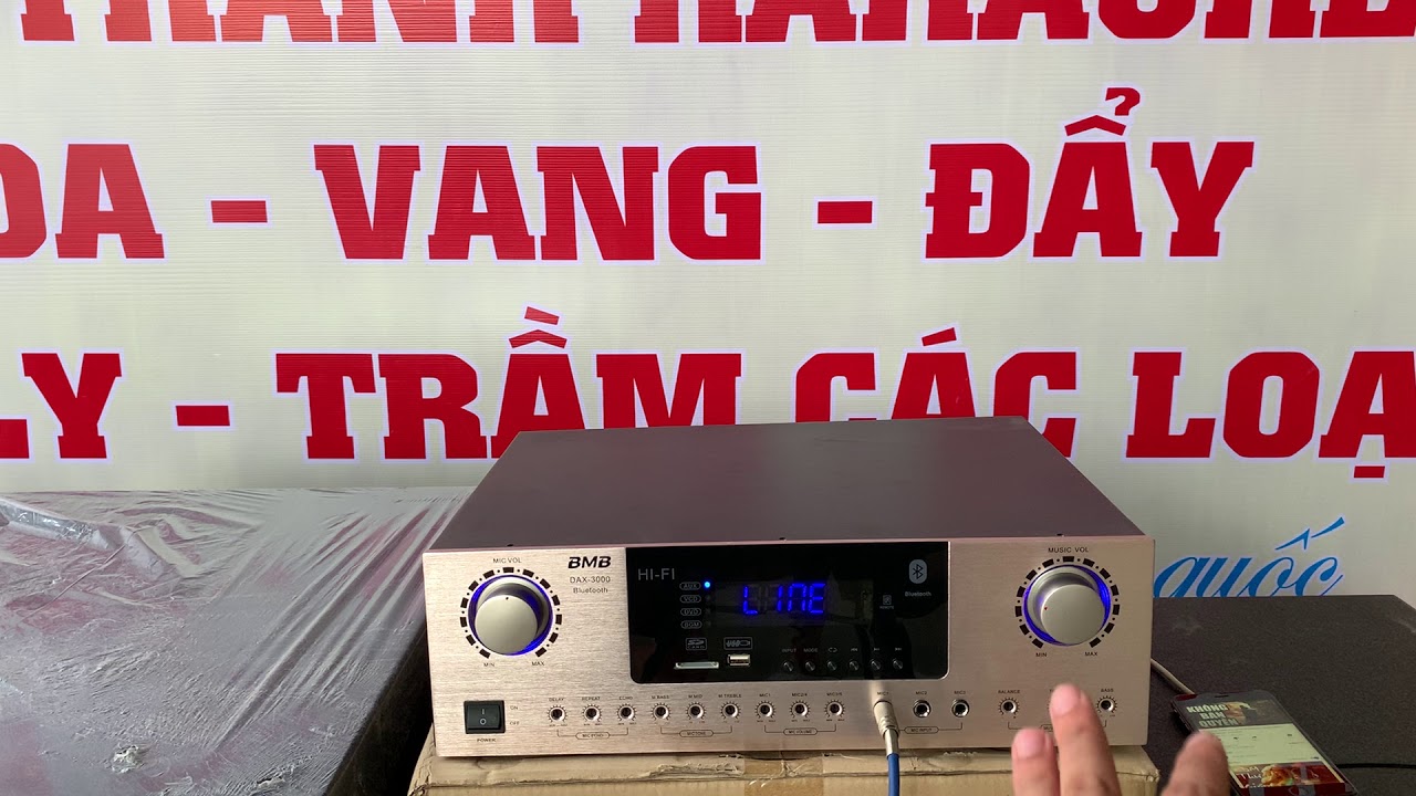 Đẩy liền vang BMB DAX 3000 giá 3,4tt siêu giảm giá lên đường 3 bác ...