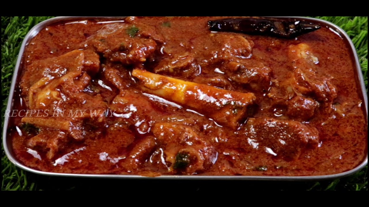 MUTTON KULAMBU - MUTTON KULAMBU WITHOUT COCONUT - MUTTON CURRY - மட்டன் ...