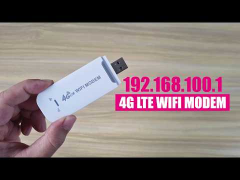 192.168.100.1 :How to configure 4G LTE USB Wi-Fi Modem
