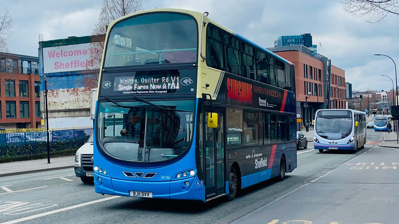 First Bus Sheffield 36136 X Ensignbus & London Bus On X1 From Sheffield ...