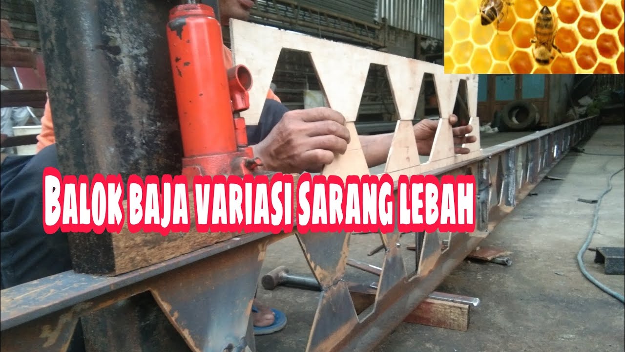 Proses Pembuatan Balok Baja Castellamalpemotonganperakitan Youtube
