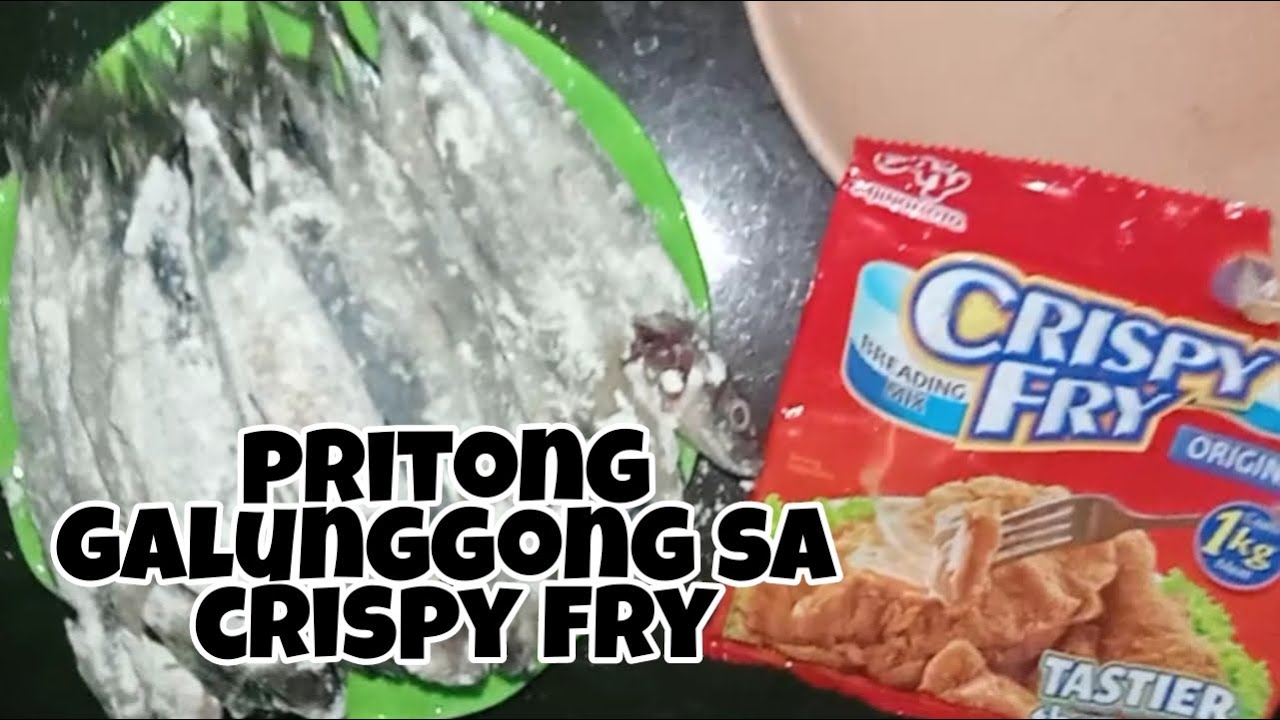 Pritong galunggong sa crispy fry/low cost ulam/ vlog #4 Ala Pubre de ...
