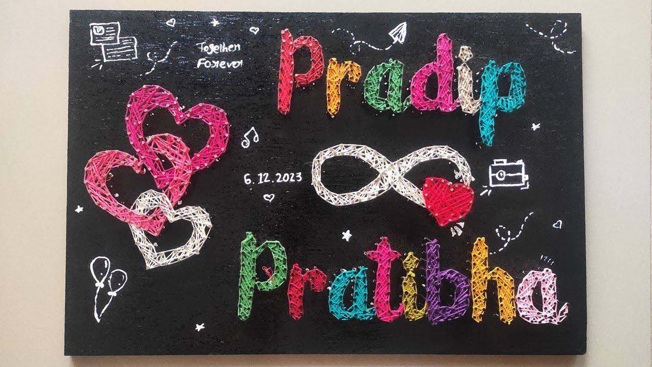 How to do String ART for beginners step by step | Best string art for ...