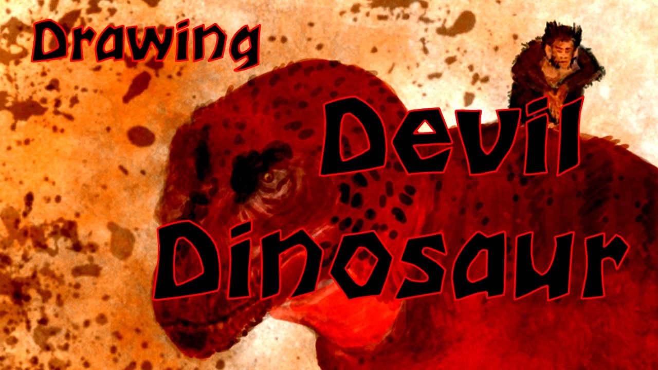 Nic Draws: Devil Dinosaur - YouTube