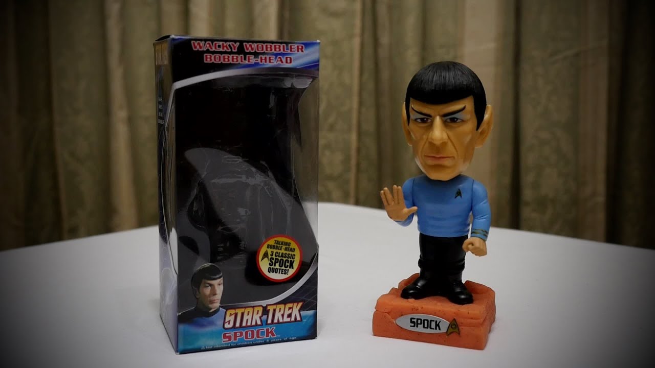 Mr Spock - Talking Bobble Head - YouTube