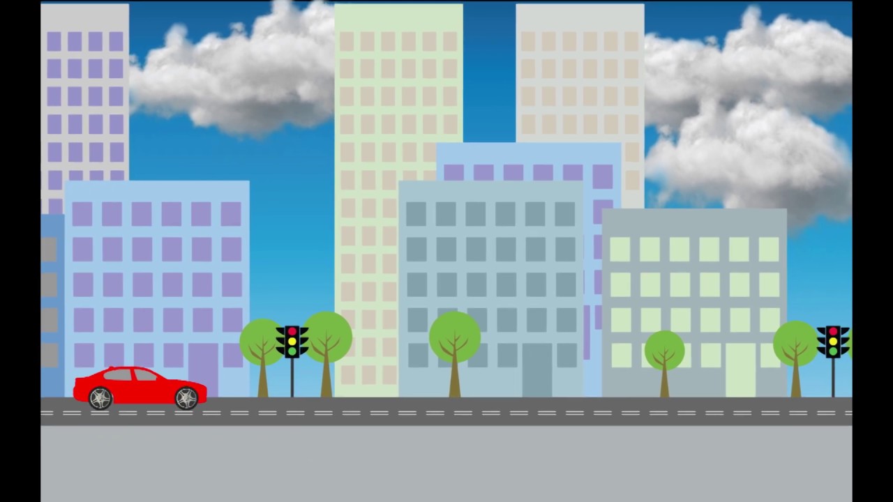 2D Animation Urban Move - YouTube