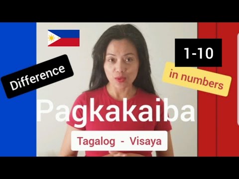 How to say 1 - 10 in Tagalog & Visaya - Philippines Languages - YouTube