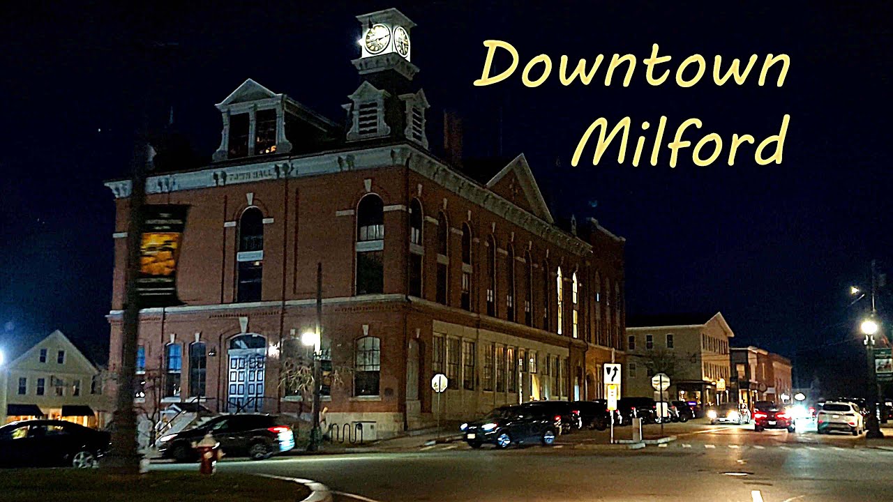 Milford NH at Night - YouTube