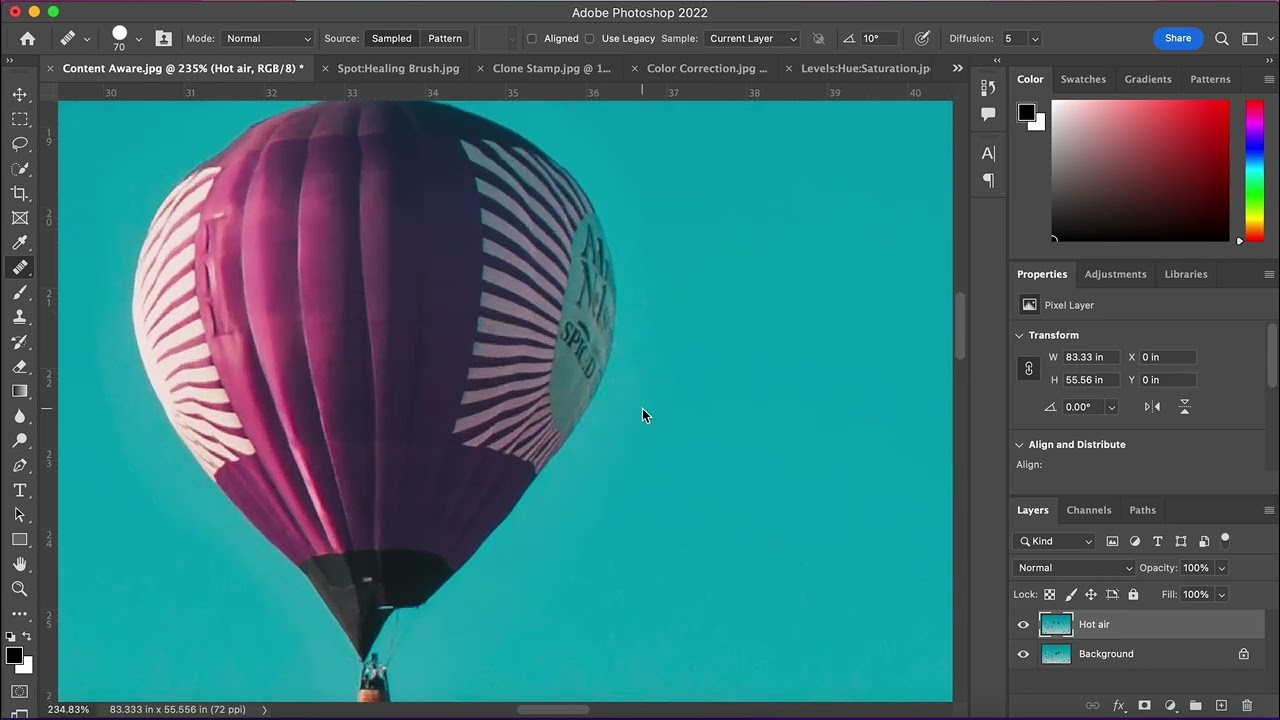 1 Content Aware Tool - YouTube